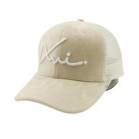 China Embroidered 6 Panel Suede Trucker Hats Caps Adjustable Baseball Hats Four Seasons for sale