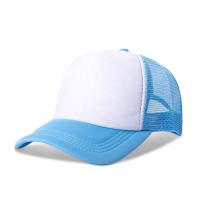 China Wholesale Custom Mesh Trucker Hat for Kids Toddlers Snapback Baseball Cap 52cm for sale