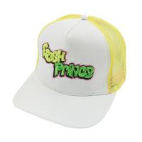 China Wholesale Custom Logo White Trucker Cap 5 Panel Cotton Mesh Unconstructed 52cm for sale