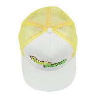 China Wholesale Custom Logo White Trucker Cap 5 Panel Cotton Mesh Unconstructed 52cm for sale