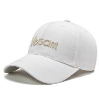 China Custom 3D Embroidered 6 Panel Structured Pre-Curved Brim Cotton Twill Baseball Cap Hat for sale