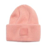 China Recycled Polyester Material Certificated Eco Friendly Skull Gorras Beanie Knitted Hat for sale
