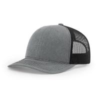 China 100% Cotton Custom 6 Panel Richardson Style 112 Shape Blank Snapback Mesh Trucker Hat for sale