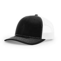 China 100% Cotton Custom 6 Panel Richardson Style 112 Shape Blank Snapback Mesh Trucker Hat for sale