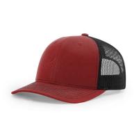 China 100% Cotton Custom 6 Panel Richardson Style 112 Shape Blank Snapback Mesh Trucker Hat for sale