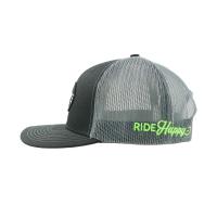 China Cycling Embroidered Trucker Cap Hat Vintage Mesh Trucker Hat for sale