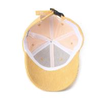 China Winter Gorras Baseball 6 Panel Embroidery Corduroy Structured Dad Hat Waterproof for sale