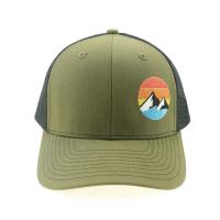 China Gorras Embroidery Mesh Trucker Cap Custom Logo Trucker Hat 6-Panel Hat for sale