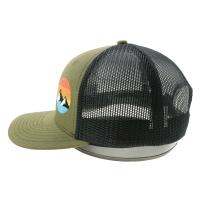 China Gorras Embroidery Mesh Trucker Cap Custom Logo Trucker Hat 6-Panel Hat for sale