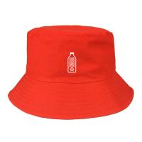 China RPET Twill Recycled Polyester Organic Cotton Bamboo Fabric Fisherman Bucket Hat Custom Size for sale