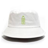 China RPET Twill Recycled Polyester Organic Cotton Bamboo Fabric Fisherman Bucket Hat Custom Size for sale