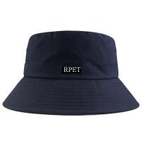 China Custom Reversible RPET Fisherman Bucket Hat for Men Eco Friendly 100% Recycled Polyester for sale