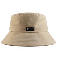 China Custom Reversible RPET Fisherman Bucket Hat for Men Eco Friendly 100% Recycled Polyester for sale