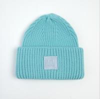 China Fabric Feature COMMON Recycled Material Eco Friendly 100%RPET Yarn Beanie Knitted Hat for sale