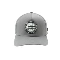 China Four Seasons 5-Panel Hat With Custom Rubber PVC Logo And Waterproof Laser Cut Design for sale