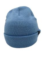China 50% RPET 50% Acrylic Recycled Polyester Winter Beanie Ribbed Skull Cuff Knitted Hat Custom Logo for sale