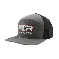 China Adults Custom 6 Panel Rubber PVC Logo Waterproof Laser Cut Drilled Hole Perforated Hat for sale