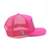 China Unisex 5 Panel Sport Baseball Cap With Custom Metal Plate Logo And Embroidered Pattern for sale