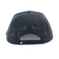 China 100% Polyester Laser Cut Hole Perforated Golf Hat With Breathable Waterproof Design for sale