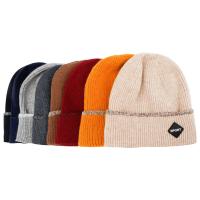 China Custom Knitted Beanie Hat 100% Acrylic Warm Winter Thick Fleece Women Girls for sale
