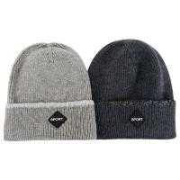China Custom Knitted Beanie Hat 100% Acrylic Warm Winter Thick Fleece Women Girls for sale
