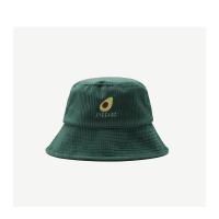 China Custom Embroidered Corduroy Fisherman Bucket Hat 100% RPET for Leisure Wear for sale