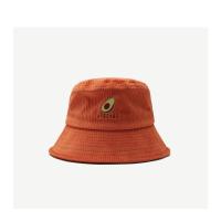 China Custom Embroidered Corduroy Fisherman Bucket Hat 100% RPET for Leisure Wear for sale