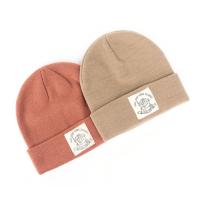 China Custom Logo RPET Recycled Eco Friendly Beanie Hat 100% RPET Acrylic Wool Warm Fleece Knit for sale