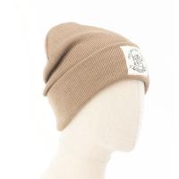 China Custom Logo RPET Recycled Eco Friendly Beanie Hat 100% RPET Acrylic Wool Warm Fleece Knit for sale