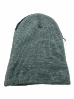 China Custom RPET Recycled Polyester Waffle Knitted Beanie Hat for Sustainable Fashion 100% Eco Friendly for sale