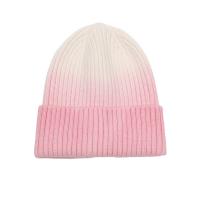 China Custom Tie-Dye Winter Warm Knitted Hat Skull Beanie 100% Acrylic RPET for Men Women for sale