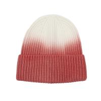 China Custom Tie-Dye Winter Warm Knitted Hat Skull Beanie 100% Acrylic RPET for Men Women for sale