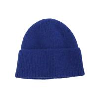 China Sustainable Recycled Polyester RPET Acrylic Wool Material Beanie Custom Knitted Hat for sale