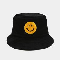China Custom Embroidered Bucket Hat Organic Cotton Bamboo 230GSM Fisherman Hat with Logo Badge for sale