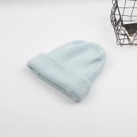 China Custom Knitted Beanie Winter Slouchy Hat 30% Angora Rabbit Fur Cashmere Wool for Women for sale