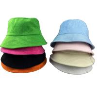 China Custom Logo Organic Cotton Fisherman Bucket Hat 230GSM Terry Towel Unisex for sale
