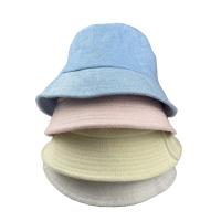 China Custom Logo Organic Cotton Fisherman Bucket Hat 230GSM Terry Towel Unisex for sale