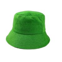 China Custom Logo Organic Cotton Fisherman Bucket Hat 230GSM Terry Towel Unisex for sale
