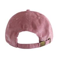 China Custom 3D Chenille Embroidered Patch Corduroy Baseball Cap for Women Eco Friendly for sale