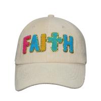 China Custom 3D Chenille Embroidered Patch Corduroy Baseball Cap for Women Eco Friendly for sale