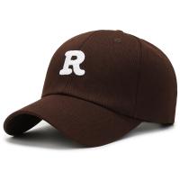 China 6-Panel Hat Embroidered Distressed Cotton Structured Curved Brim Sports Baseball Caps for sale