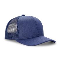 China Polyester Linen-Like 6 Panel Baseball Caps Vintage Trucker Dad Hats 2XL Custom Logo for sale