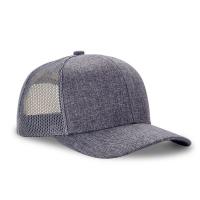 China Polyester Linen-Like 6 Panel Baseball Caps Vintage Trucker Dad Hats 2XL Custom Logo for sale