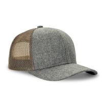 China Polyester Linen-Like 6 Panel Baseball Caps Vintage Trucker Dad Hats 2XL Custom Logo for sale