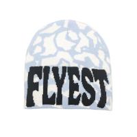China Unisex Eco Friendly Custom All Over Print Color Blocking Jacquard Cuffless Beanie for sale