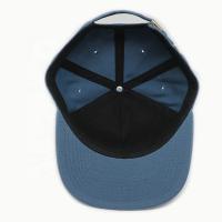 China Custom Design Sustainable Recycled Ocean Plastic RPET Canvas Snapback Baseball Hats for sale
