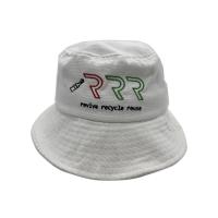 China Eco Friendly RPET Recycled Polyester Bamboo Fisherman Bucket Hat Custom Size 230GSM for sale