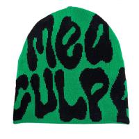 China Custom Eco Friendly Acrylic All Over Print Slouchy Beanie Knitted Hat 100% RPET for sale