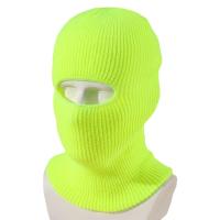 China Custom Recycled Acrylic Knitted Balaclava Winter Ski Beanie Hat Full Face Mask 100% RPET for sale