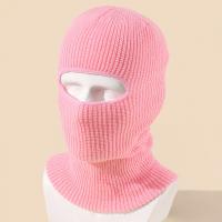 China Custom Recycled Acrylic Knitted Balaclava Winter Ski Beanie Hat Full Face Mask 100% RPET for sale